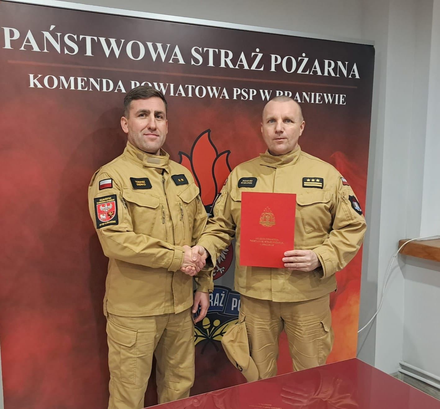 Zmiany kadrowe w PSP Braniewo - Komenda Powiatowa Państwowej Straży Pożarnej w Braniewie ...