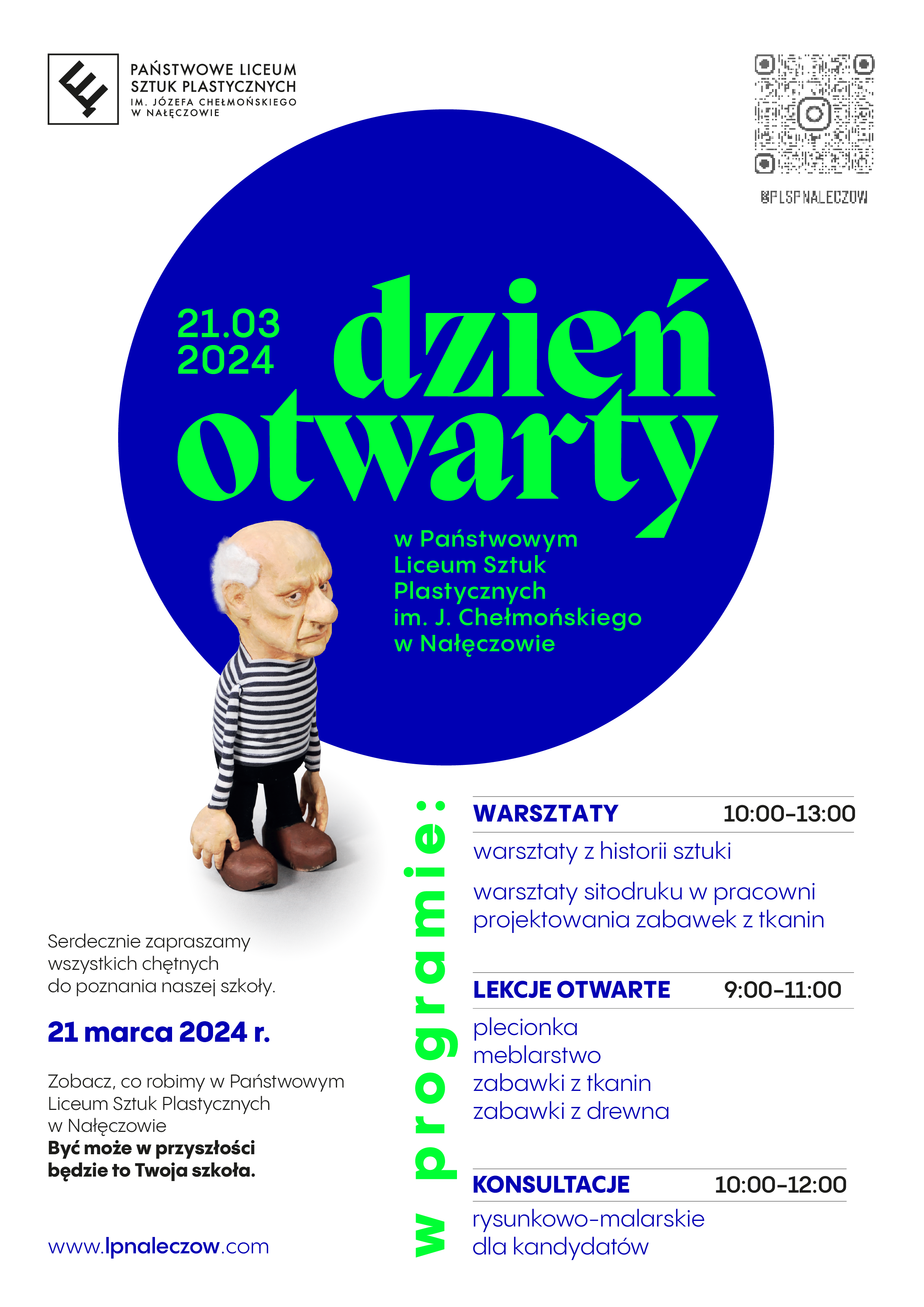 Dzień otwarty w PLSP Nałęczów - Państwowe Liceum Sztuk Plastycznych im. J. Chełmońskiego w ...