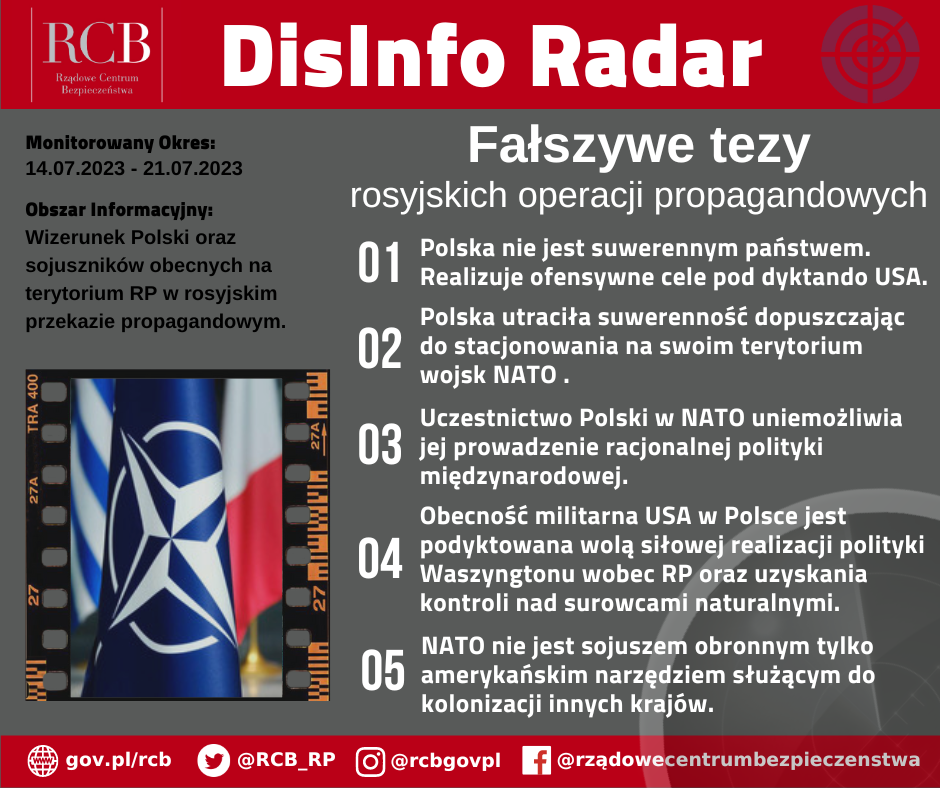 Disinfo Radar - Rządowe Centrum Bezpieczeństwa - Portal Gov.pl