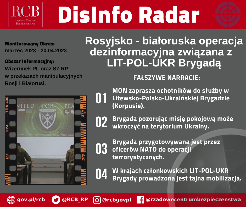 Disinfo Radar - Rządowe Centrum Bezpieczeństwa - Portal Gov.pl