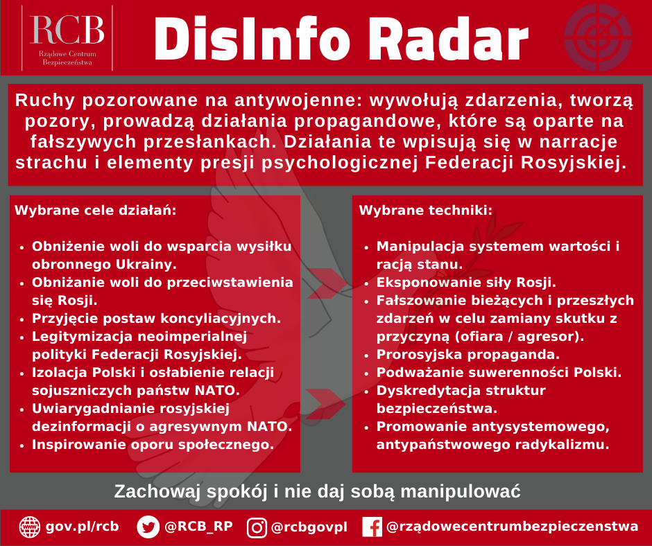 Disinfo Radar - Rządowe Centrum Bezpieczeństwa - Portal Gov.pl