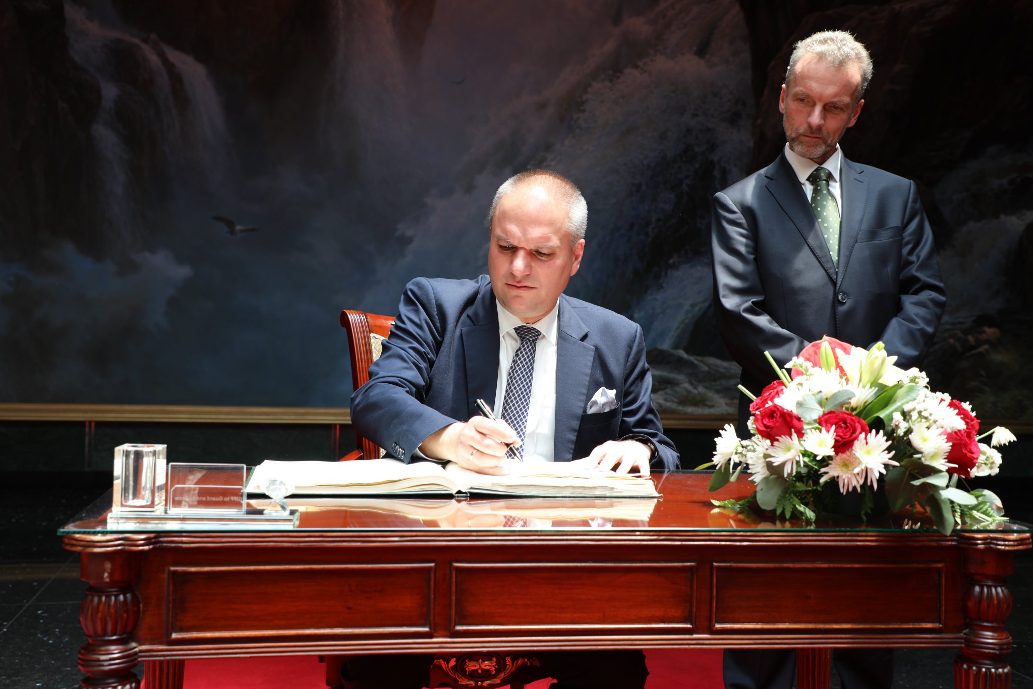 Ambassador Adam Burakowski presents his credentials in the Republic of ...