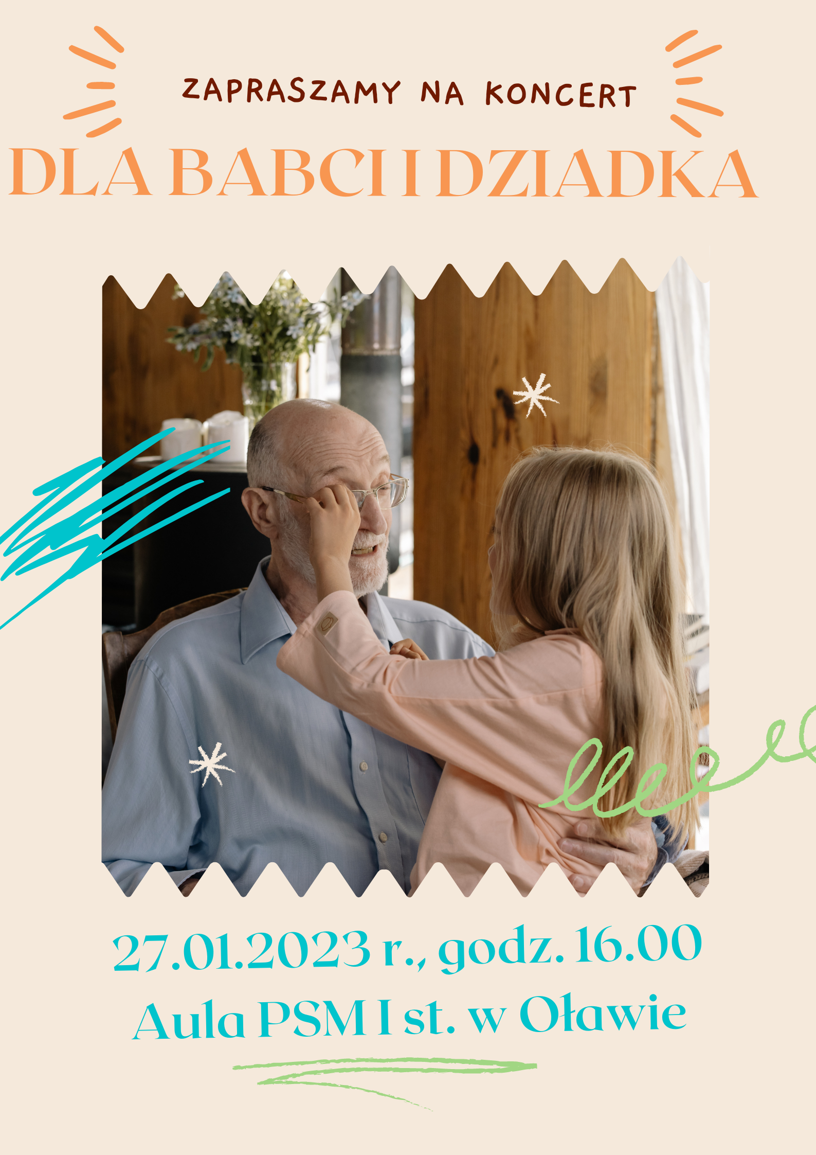 Koncert dla babci i dziadka - 27.01.2023 r. - Państwowa Szkoła Muzyczna I stopnia im. J. Szajny ...