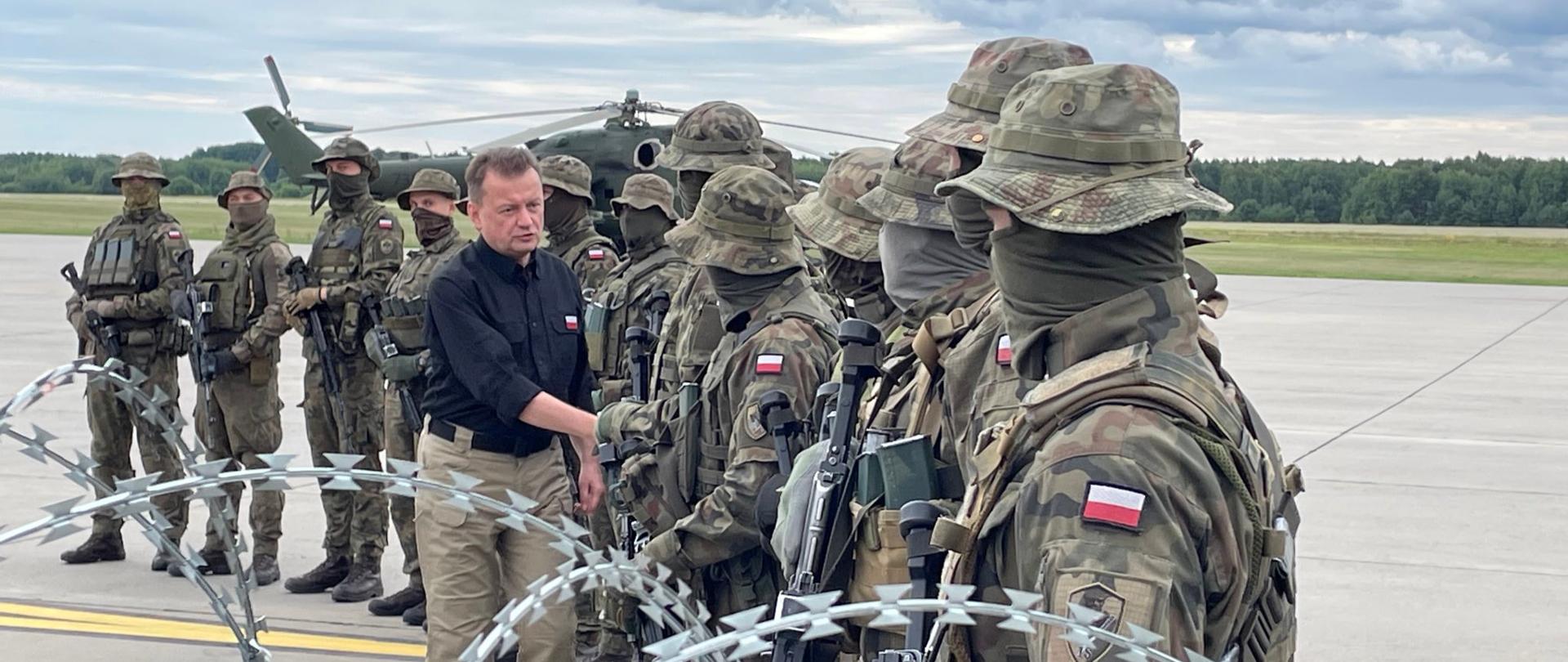 M. Błaszczak: Prowokacje pokazują, że konieczne jest jeszcze większe wzmocnienie obecności ...