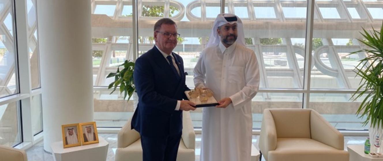 Meeting at Qatar Free Zones Authority - Poland in Qatar - Gov.pl website