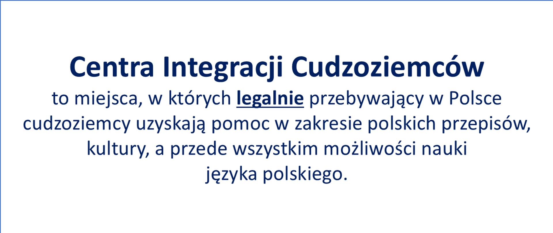 Centra Integracji Cudzoziemców - fakty - Zachodniopomorski Urząd Wojewódzki w Szczecinie ...
