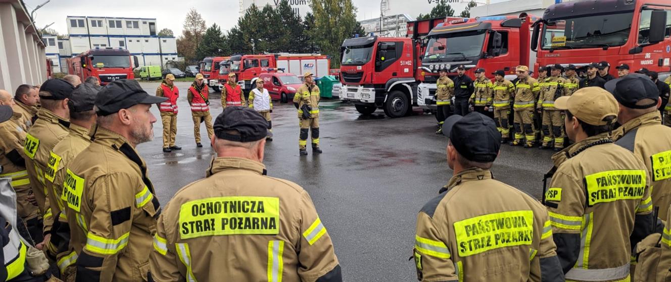 Ćwiczenia na terenie Orlen Południe SA Zakład w Trzebini - 25-26.10. ...