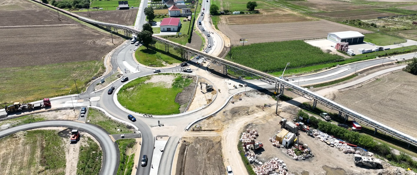 Wkrótce zakończymy budowę ronda w Zimnicach Małych - Generalna Dyrekcja Dróg Krajowych i ...