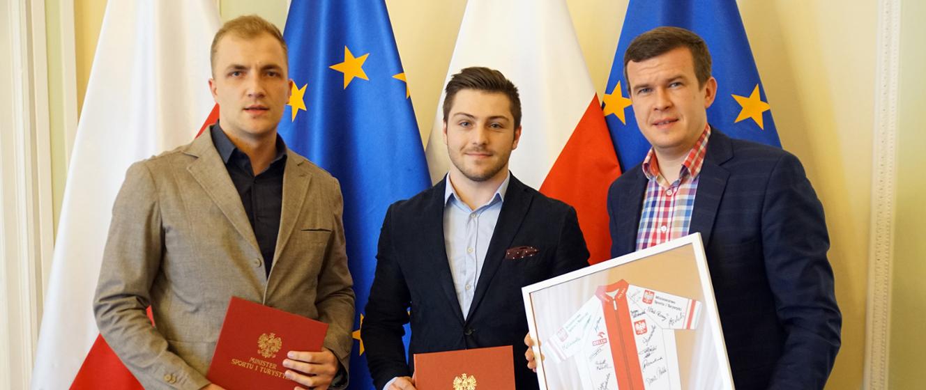 Mateusz Rudyk z wizytą w MSiT - Ministerstwo Sportu i Turystyki ...