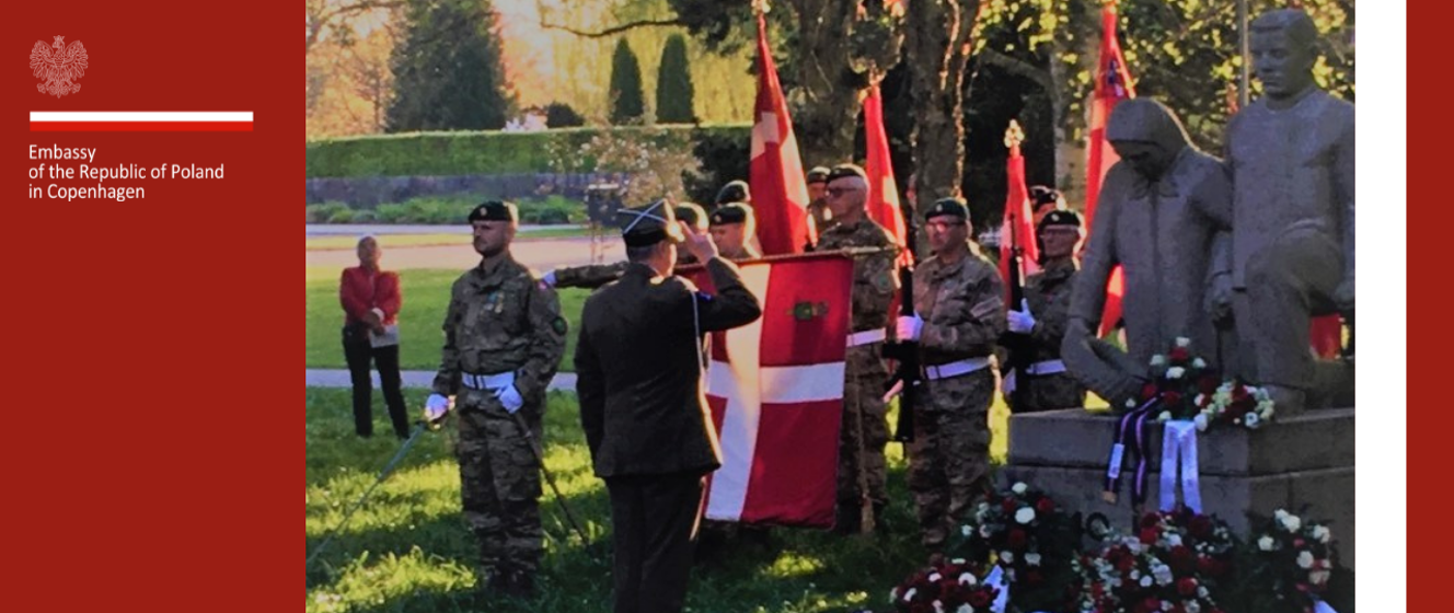 Commemoration of the anniversary of the liberation of Denmark in Odense ...