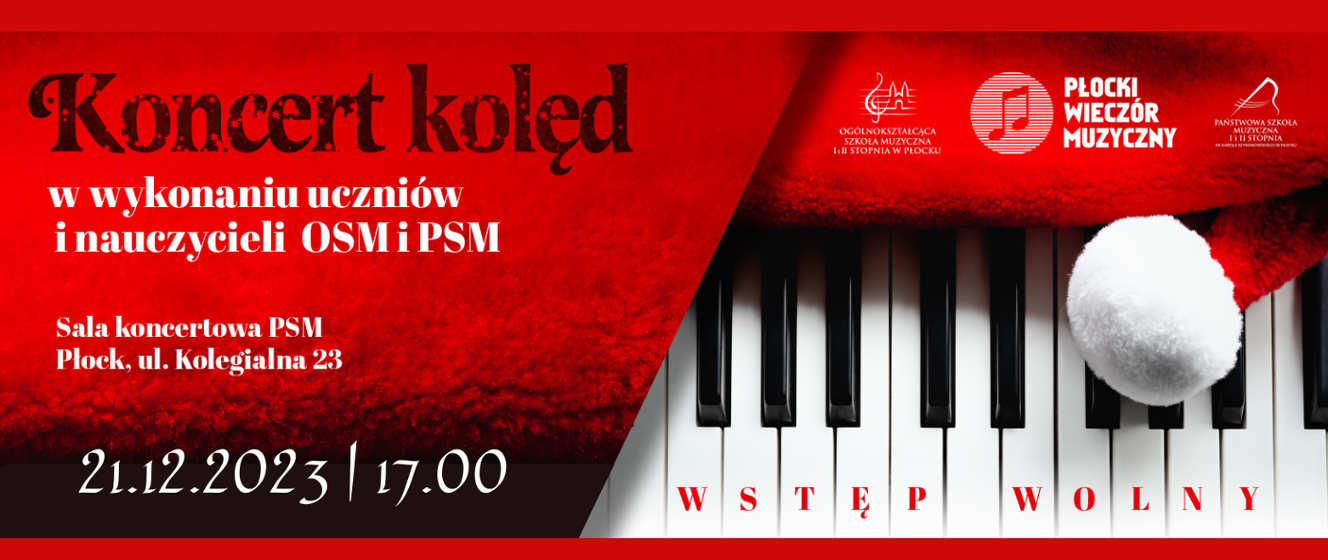 Koncert Kolęd - Państwowa Szkoła Muzyczna I i II stopnia im. K. Szymanowskiego w Płocku - Portal ...