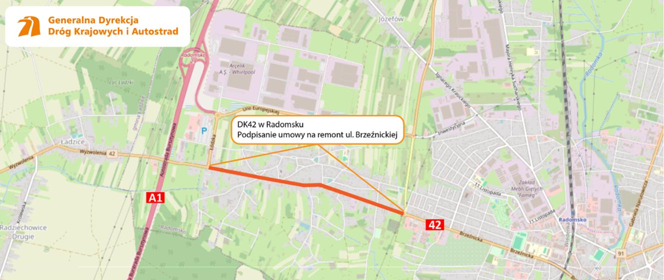 Ruszamy z remontem DK42 w Radomsku - Generalna Dyrekcja Dróg Krajowych i Autostrad- Oddział Łódź ...