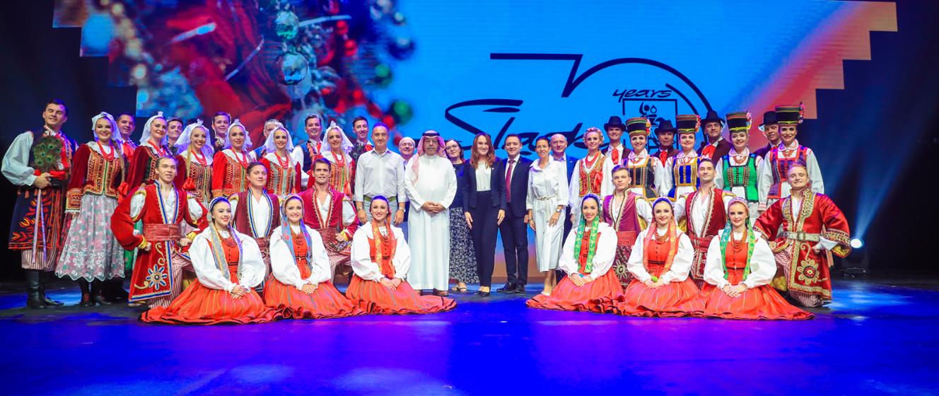 Representatives of the Embassy of Poland at the “Śląsk” Ensemble ...