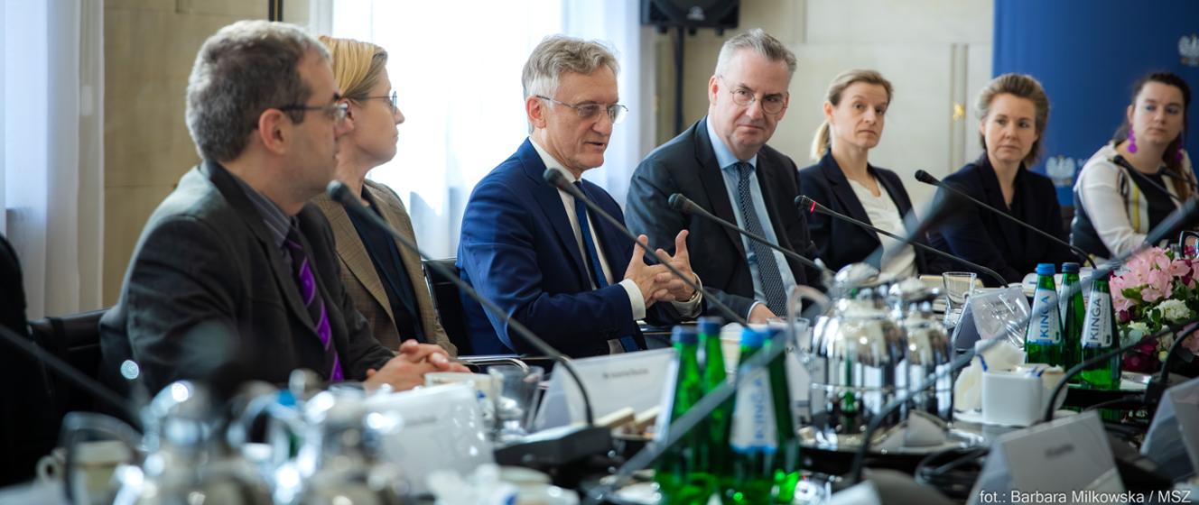 Deputy Minister Marek Prawda meets with envoys and ambassadors for ...