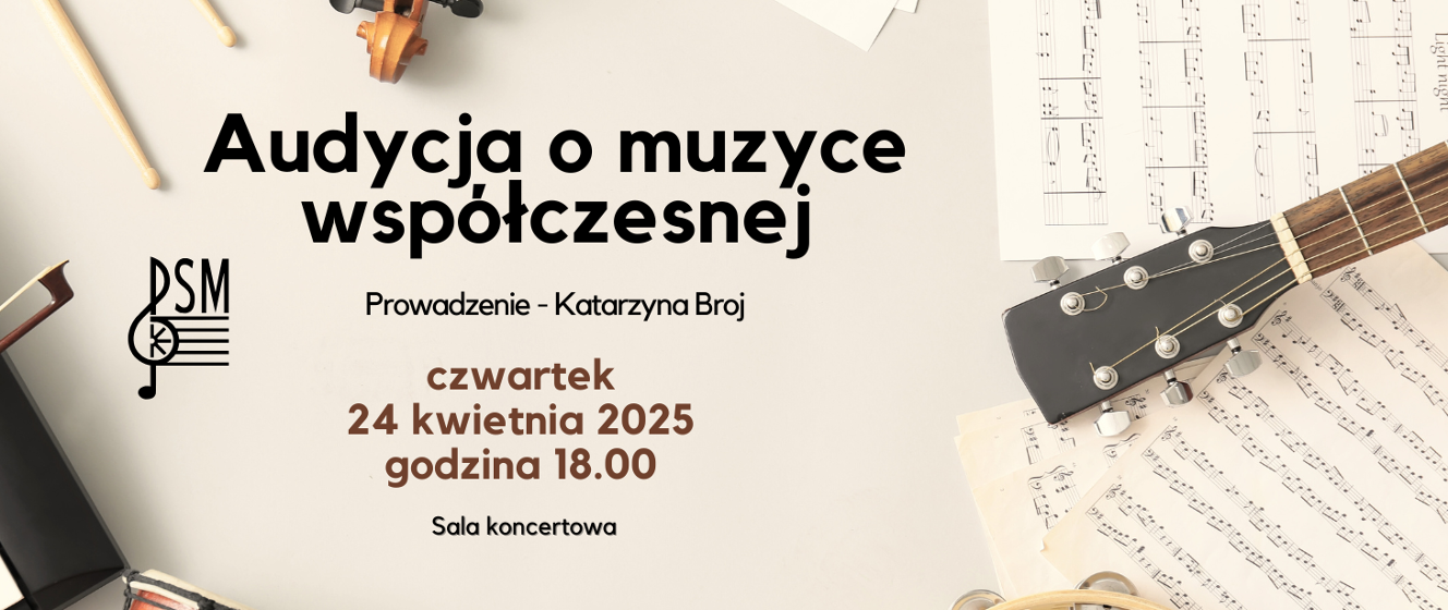 Audycja o muzyce współczesnej - Państwowa Szkoła Muzyczna I stopnia im. K. Szymanowskiego w Kole ...