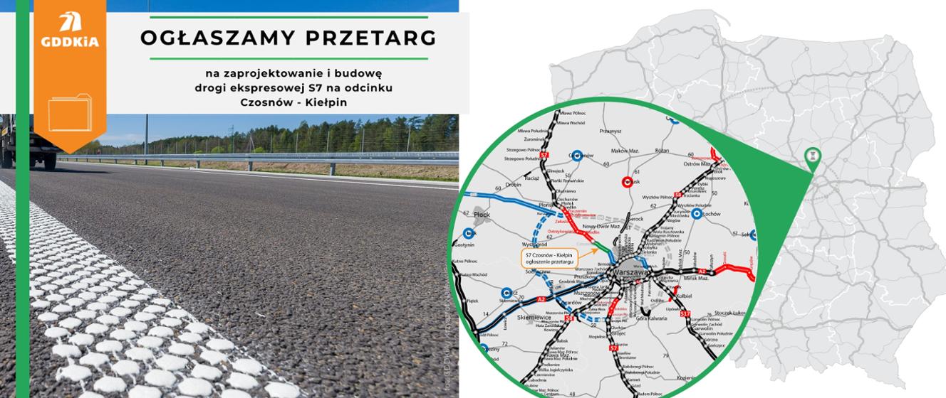 Rusza przetarg na realizację S7 Czosnów - Kiełpin - Generalna Dyrekcja Dróg Krajowych i ...