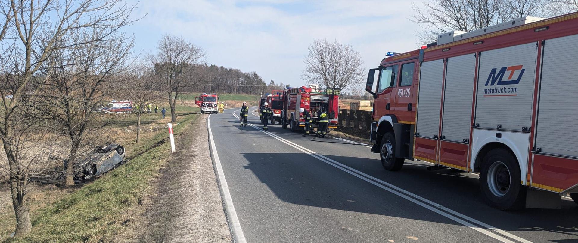 Zdarzenie drogowe na DK46 pomiędzy Sidziną a Malerzowicami Wielkimi - Komenda Powiatowa ...