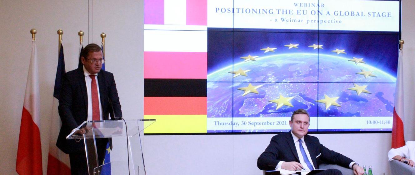 Webinar on the occasion of the 30th anniversary of the Weimar Triangle ...