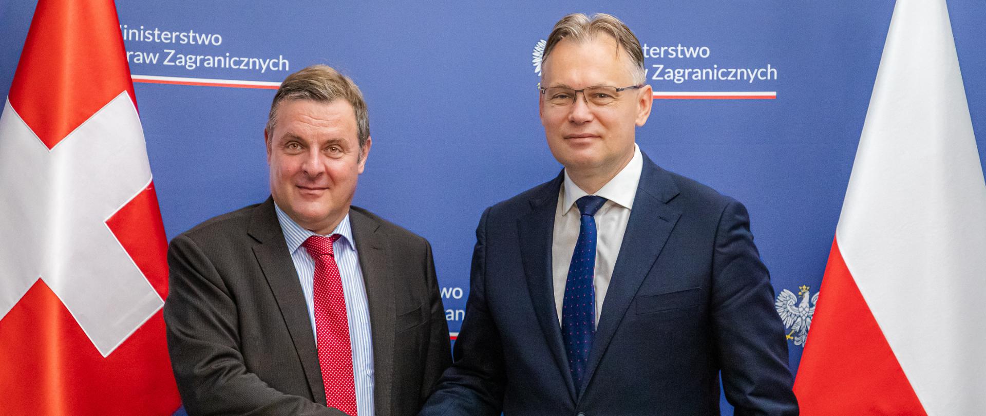 Sekretarz Stanu Arkadiusz Mularczyk spotkał się zastępcą sekretarza stanu w szwajcarskim MSZ ...