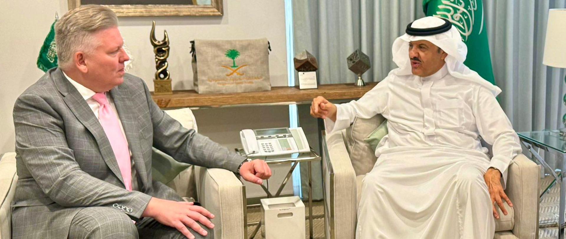 Ambasador RP spotkał się z prezesem Saudyjskiej Agencji Kosmicznej - Polska w Arabii Saudyjskiej ...