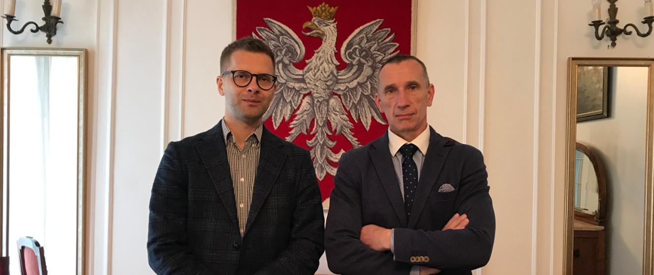 Przedstawiciel Polskiego Instytutu Spraw Międzynarodowych z wizytą w ...