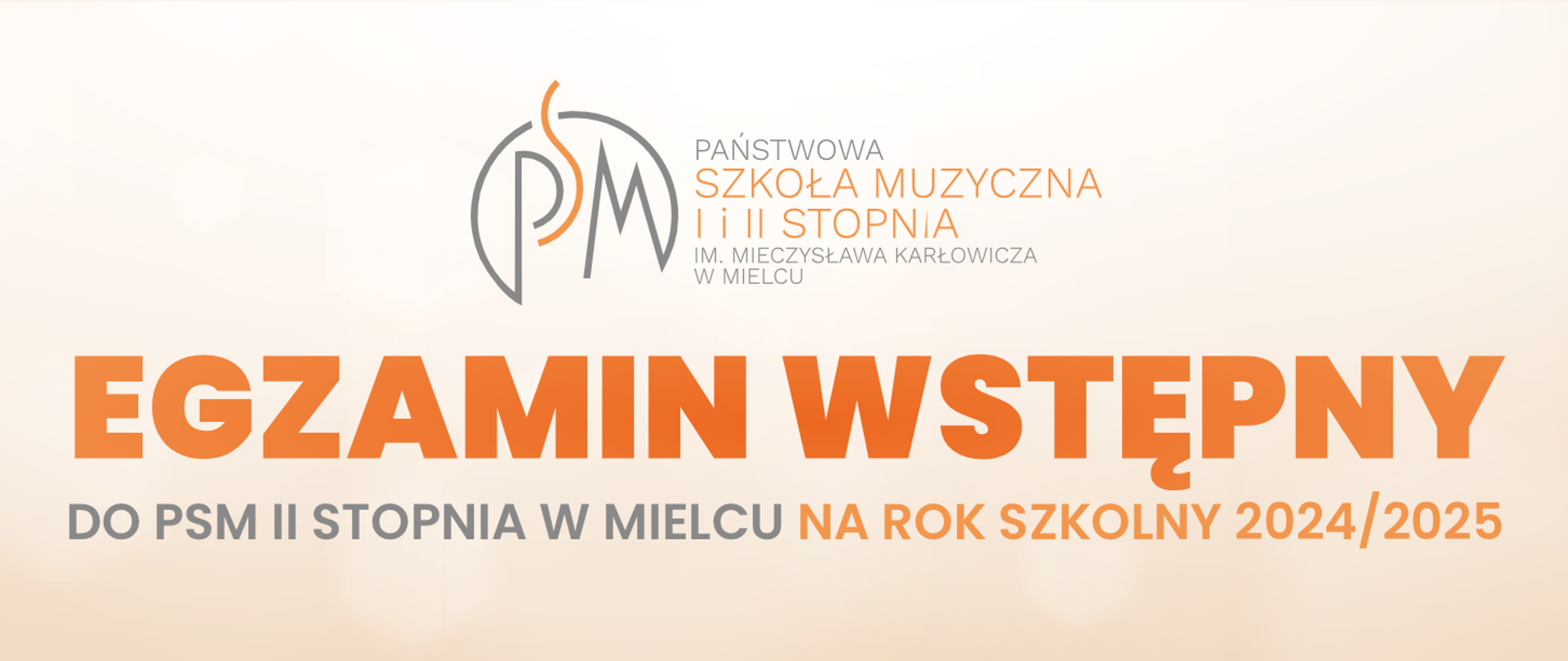 Szkoła Muzyczna II stopnia - Państwowa Szkoła Muzyczna I i II stopnia im. M. Karłowicza w Mielcu ...