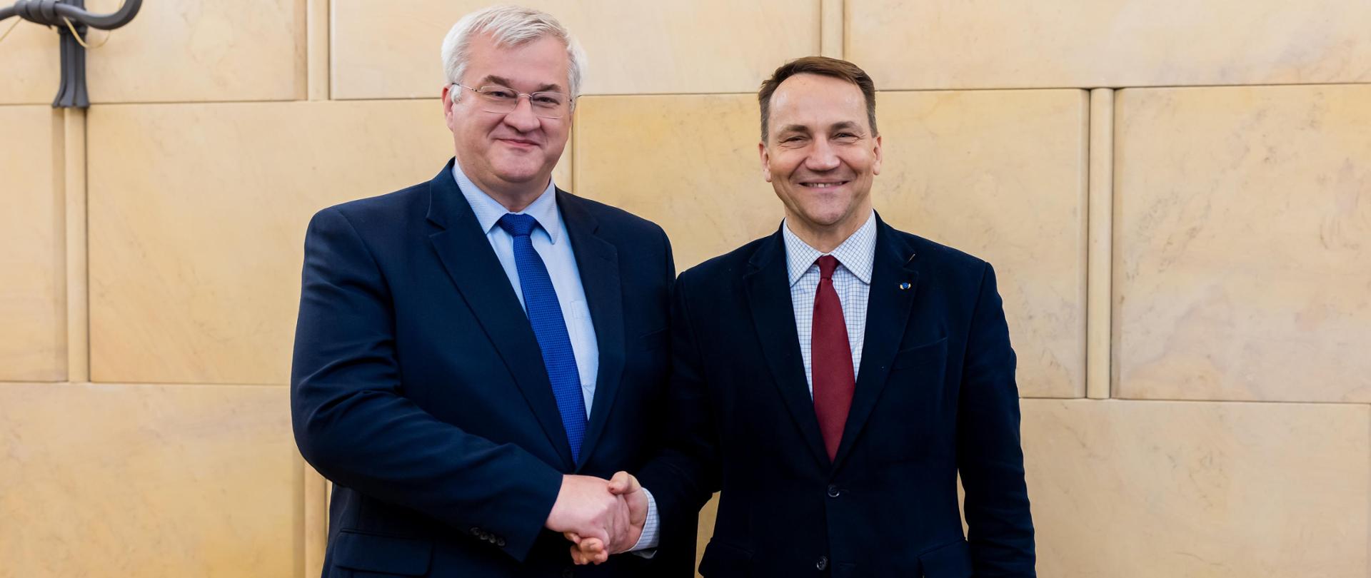 Minister Radosław Sikorski spotkał się z Pierwszym Zastępcą Ministra ...