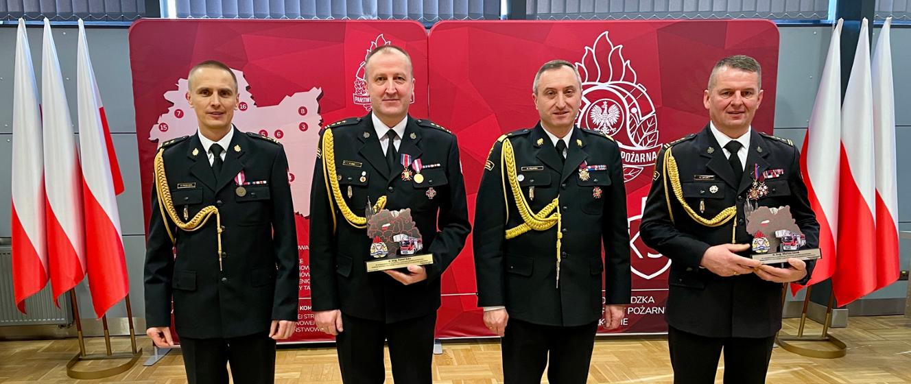 Uroczyste pożegnanie ze służbą st. bryg. Mariusza Łaciaka i st. bryg ...