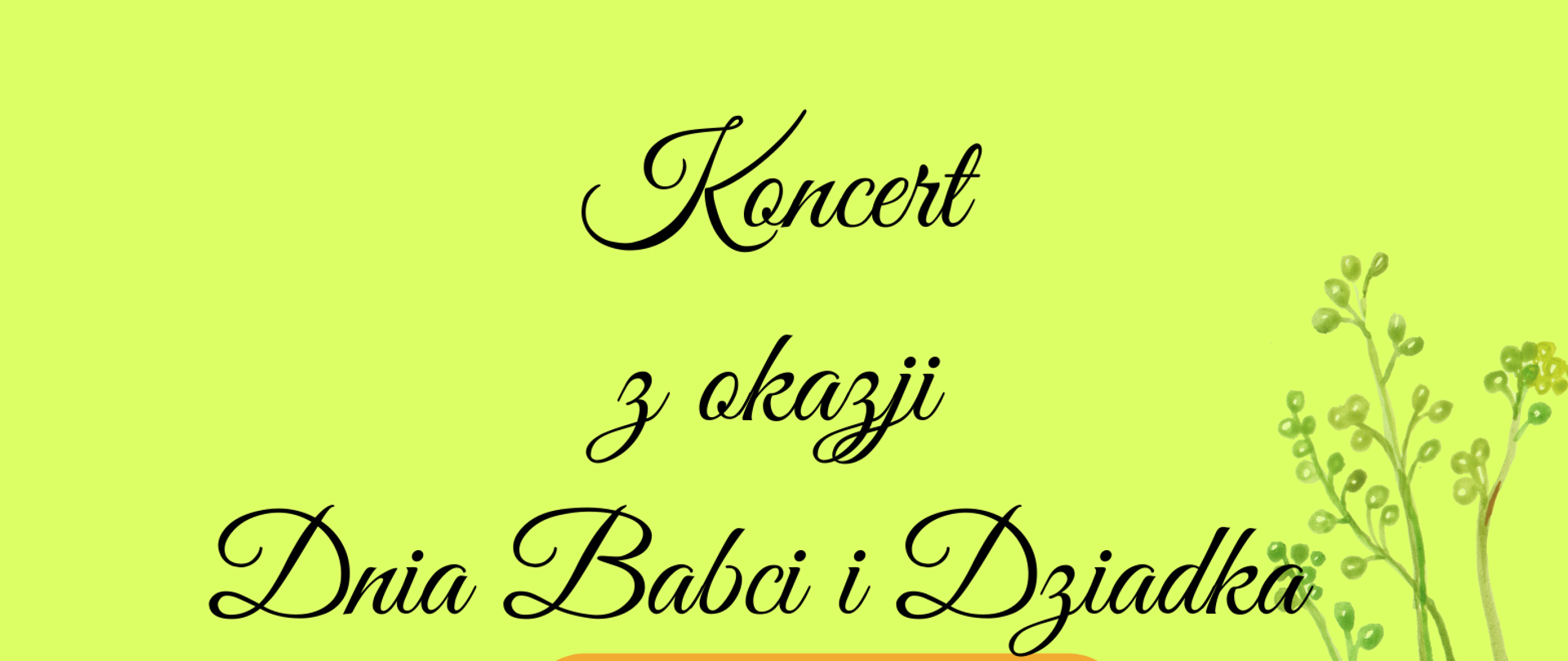 Koncert z okazji Dnia Babci i Dziadka - Państwowa Szkoła Muzyczna I stopnia im. I. Pfeiffer w ...
