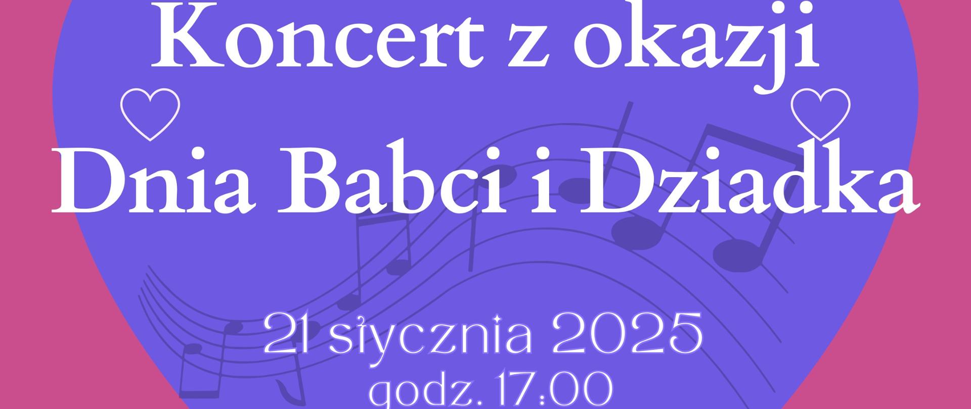 Koncert z okazji Dnia Babci i Dziadka 21.01.2025 - Państwowa Szkoła Muzyczna I stopnia nr 2 im ...