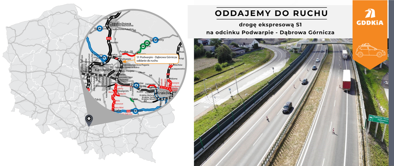 Ekspresowo pomiędzy węzłami Podwarpie i Dąbrowa Górnicza Pogoria - Generalna Dyrekcja Dróg ...