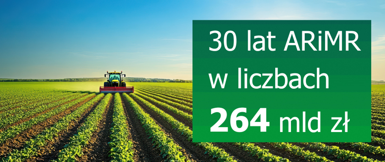 30 lat ARiMR w liczbach - Agencja Restrukturyzacji i Modernizacji ...