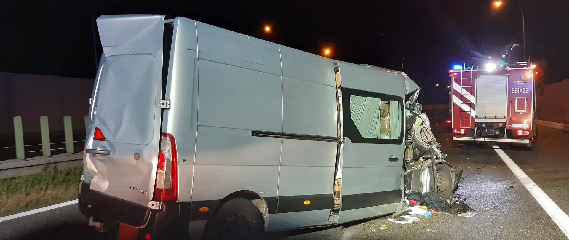 Groźny wypadek na autostradzie A4 - Komenda Powiatowa Państwowej Straży Pożarnej w Wieliczce ...