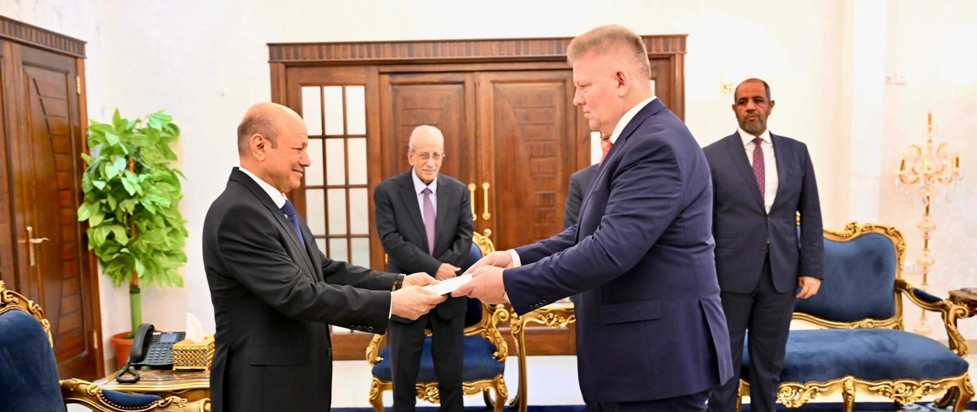 Wręczenie listów uwierzytelniających prezydentowi Jemenu - Polska w Arabii Saudyjskiej - Portal ...