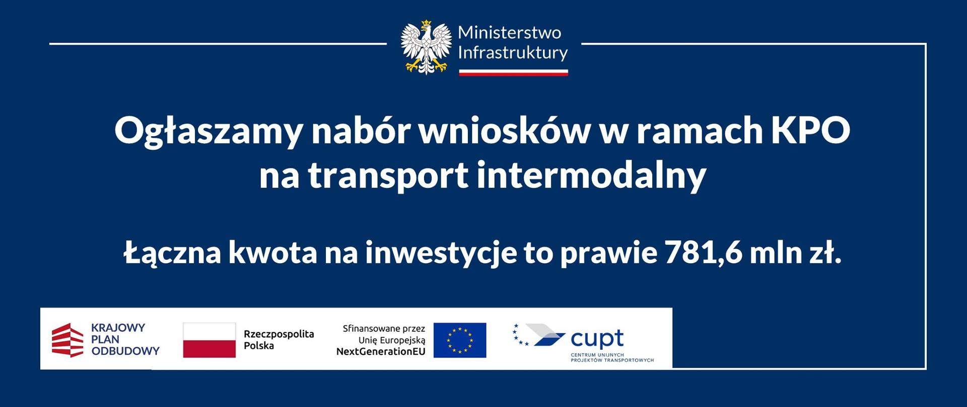 Środki z KPO na transport intermodalny - Ministerstwo Infrastruktury - Portal Gov.pl