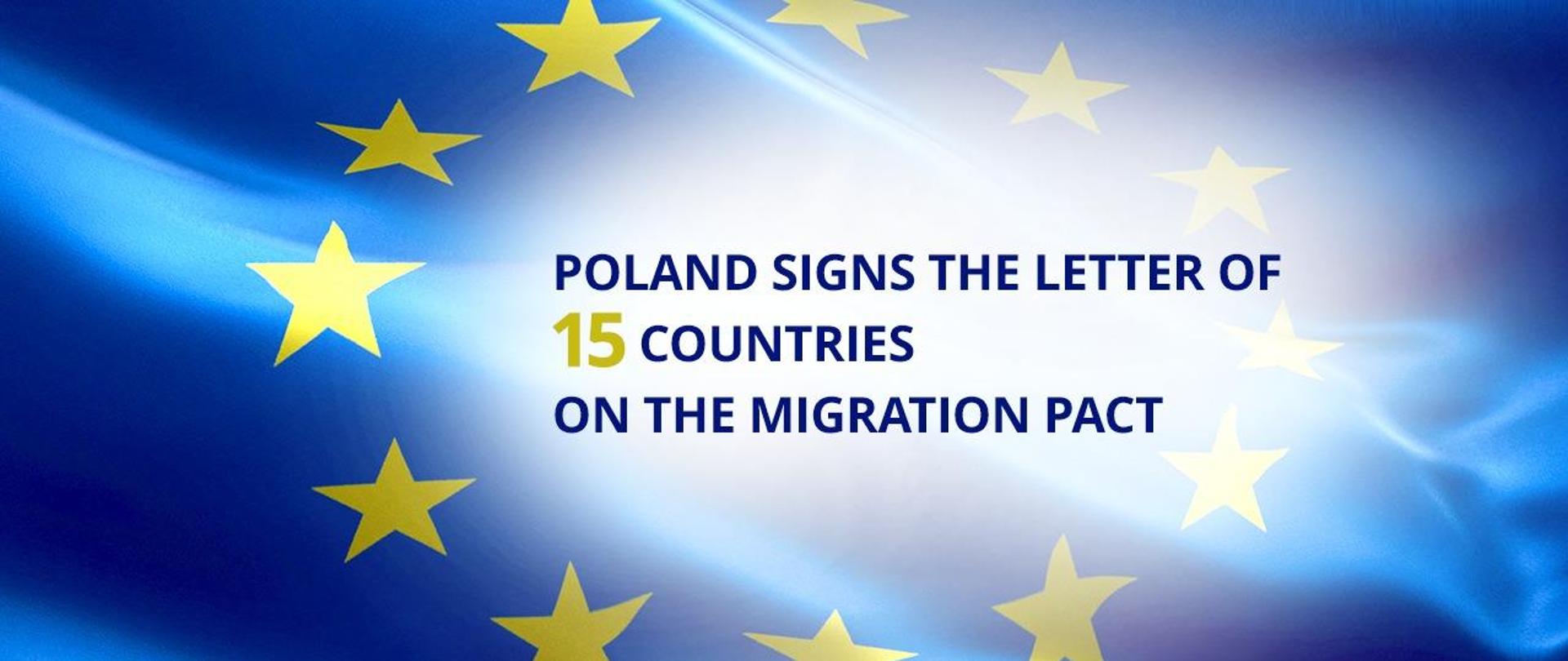 Poland signs the letter of 15 countries on the migration pact - Ministry of the Interior and ...