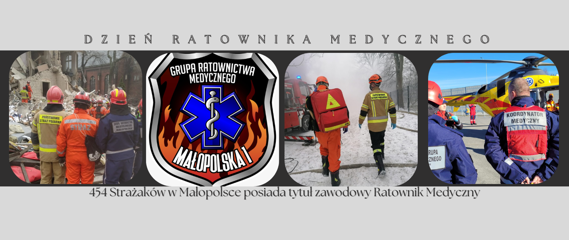 8 września obchodzimy Dzień Ratownika Medycznego. 454 Strażaków PSP i OSP w Małopolsce posiada ...