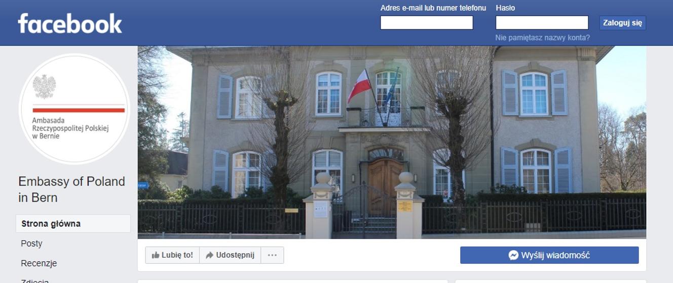 Das offizielle Facebook-Profil der Botschaft - Polen in der Schweiz ...