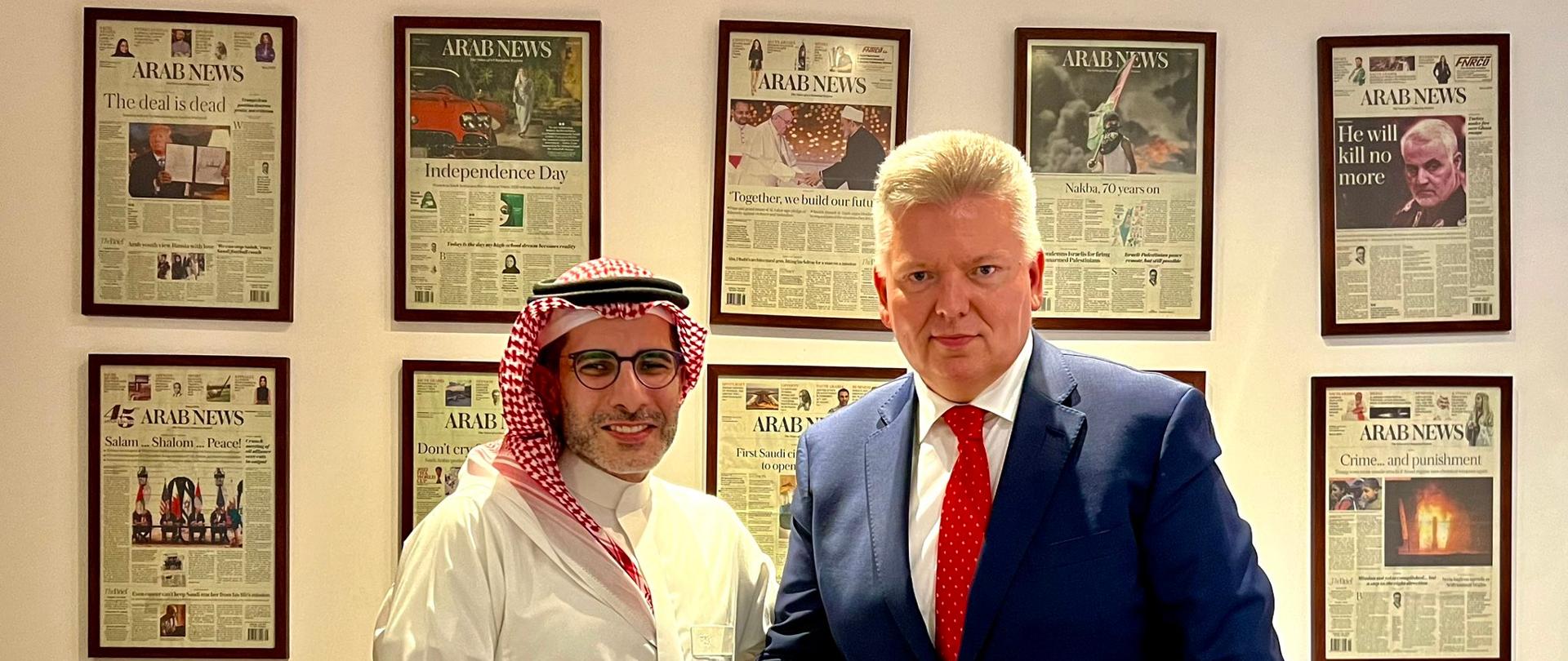 Wizyta Ambasadora w redakcji Arab News - Polska w Arabii Saudyjskiej - Portal Gov.pl