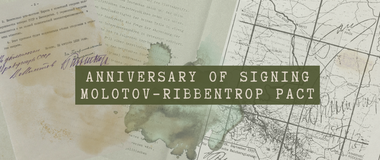 MFA statement on the anniversary of the conclusion of the Molotov ...