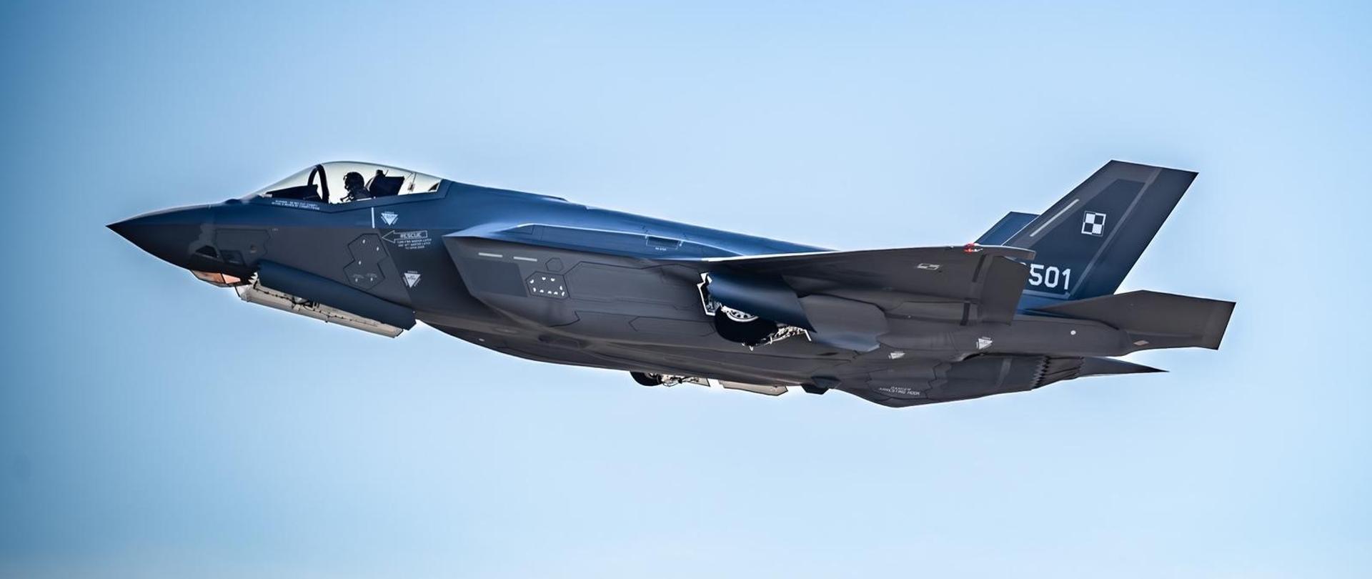 Pierwszy polski pilot za sterami F-35 - Ministerstwo Obrony Narodowej - Portal Gov.pl