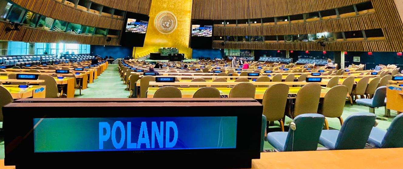 Poland participates in the UN General Assembly special solemn meeting ...
