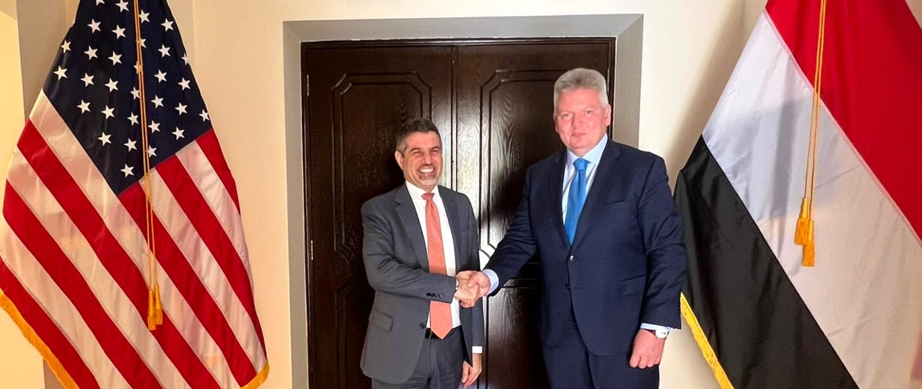 Meeting between Ambassador of Poland and Ambassador of the USA to Yemen ...