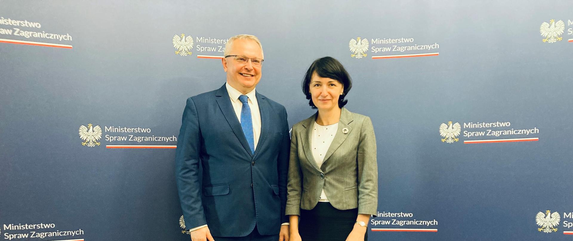 Spotkanie Podsekretarz Stanu Henryki Mościckiej – Dendys z Wiceministrem spraw zagranicznych ...