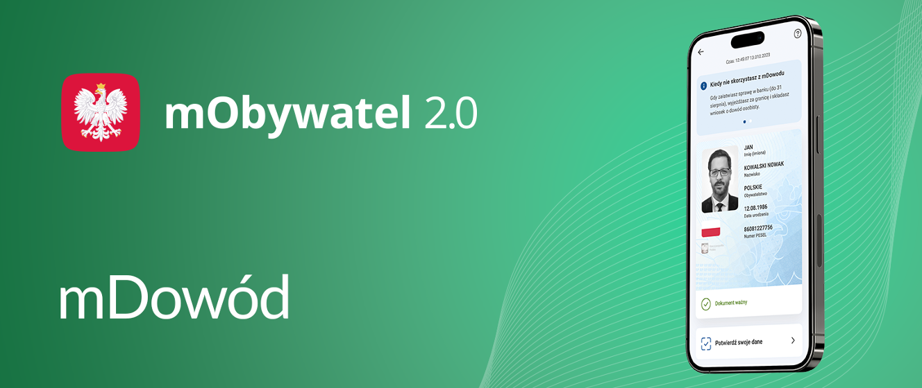 mDowód - mObywatel 2.0 - Portal Gov.pl