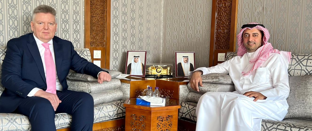 Meeting between Ambassador of Poland and Ambassador of Qatar in Saudi ...