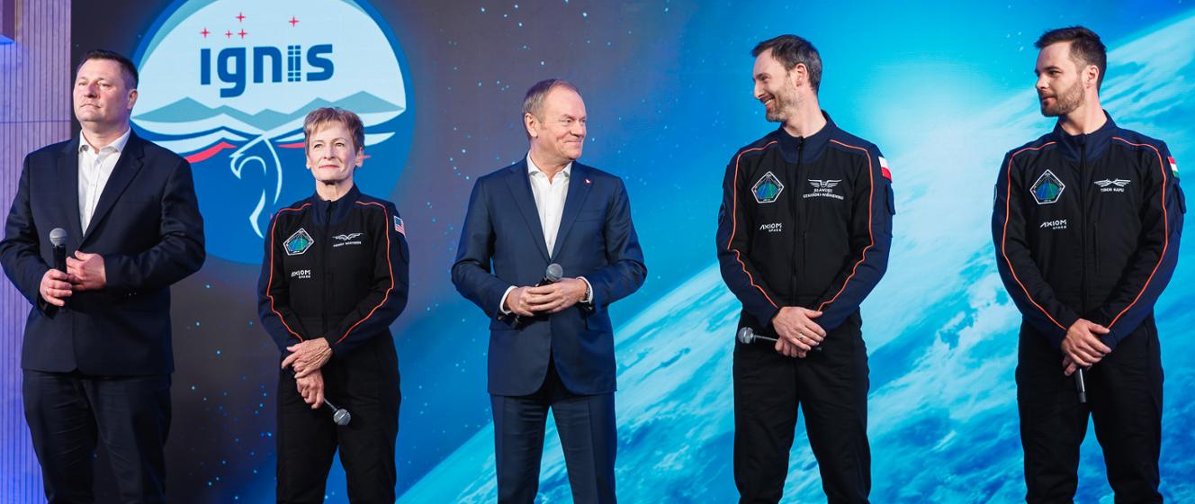 Przełomowy lot polskiej misji “Ignis” w kosmos - Kancelaria Prezesa Rady Ministrów - Portal Gov.pl