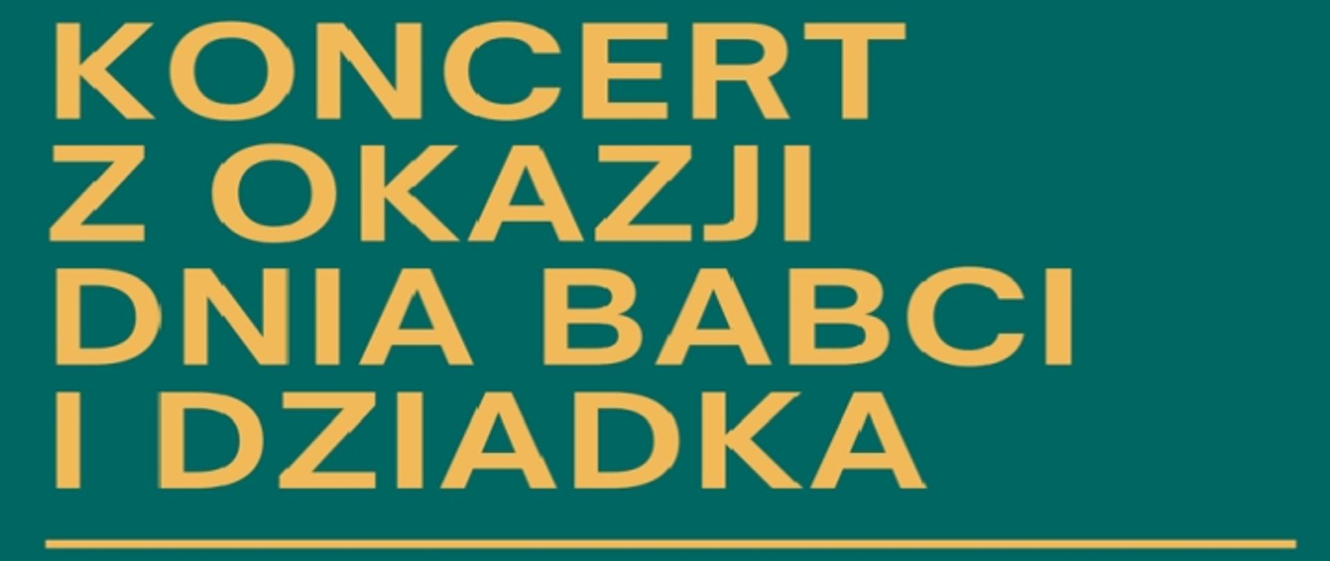 Koncert z okazji Dnia Babci i Dziadka - Państwowa Szkoła Muzyczna I i II stopnia im. W ...