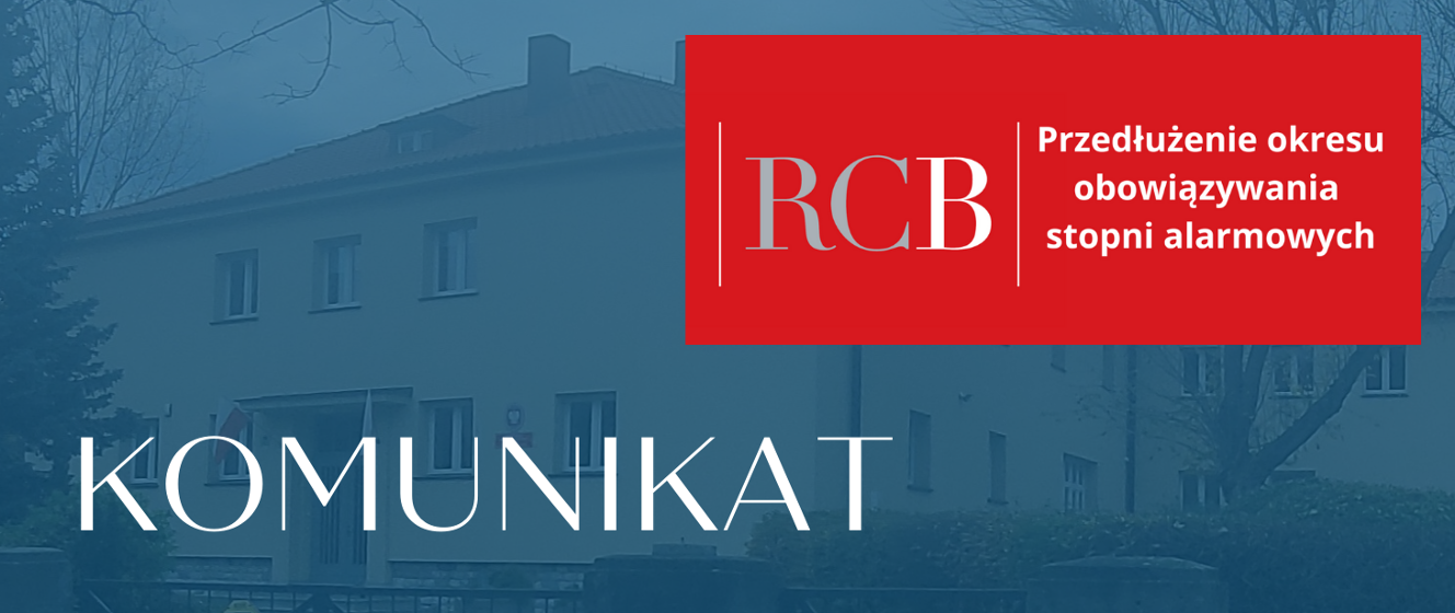 Przedłużenie obowiązywania stopni alarmowych do 30 listopada 2023 r ...
