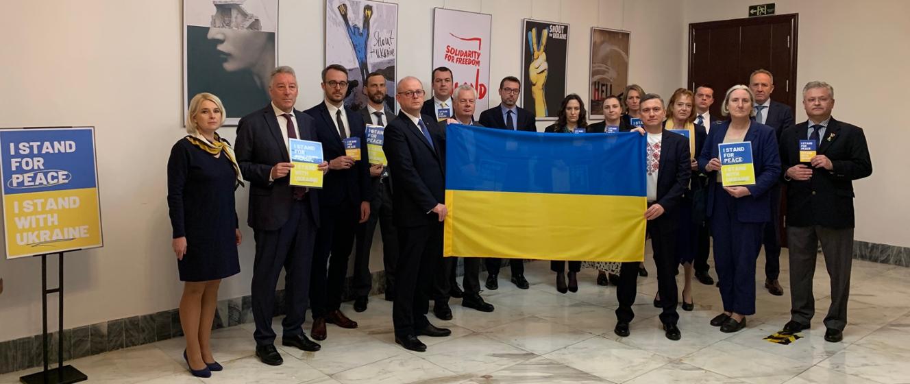 在广州声援乌克兰 - 波兰在中华人民共和国 - Portal Gov.pl